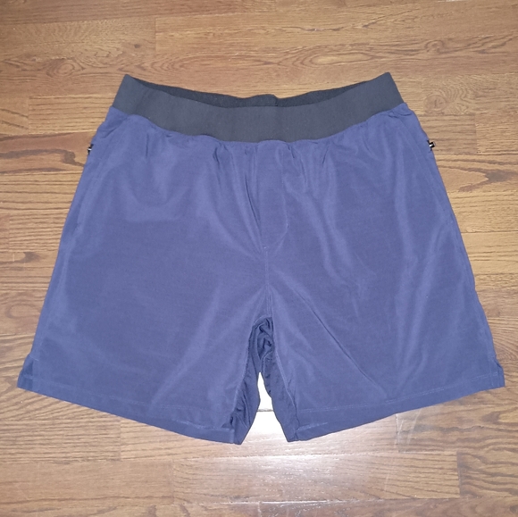 Fabletics | Shorts | Mens Fabletics 6 2 Inseam Blue Black Lined ...